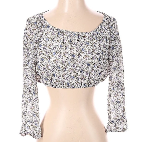 For Love And Lemons | Tops | For Love And Lemons Off Shoulder Purple ...